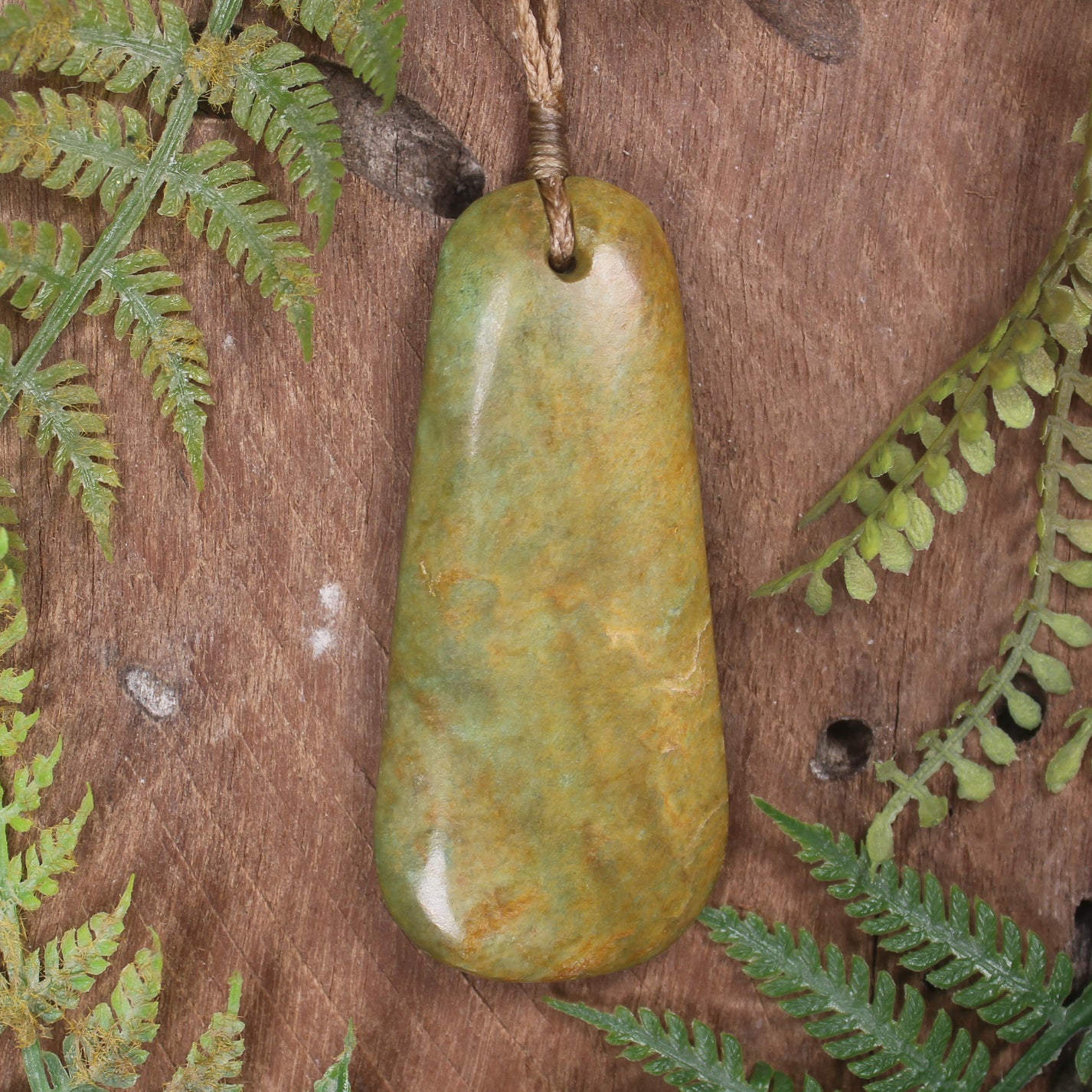 NZ Greenstone Medium Toki Pendant (BT425) Flower Jade Pounamu ...